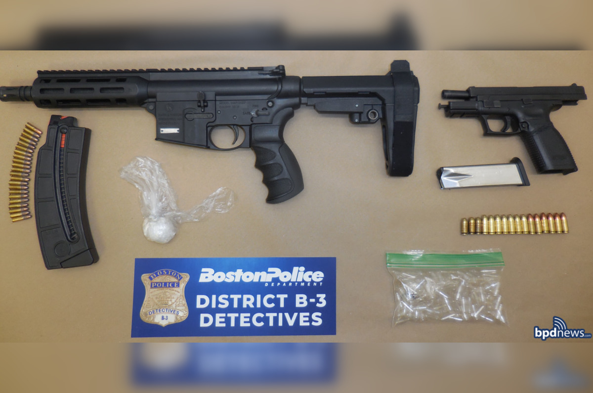 Boston Police Arrest Dorchester Man, Seize Firearms and Drugs in