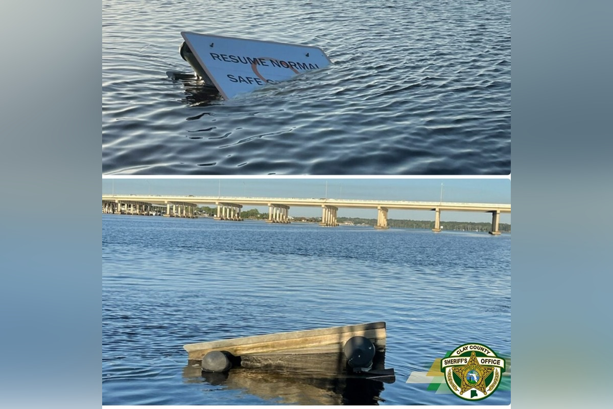 Clay County Boaters Cautioned as Submerged "Slow Speed Minimum Wake"