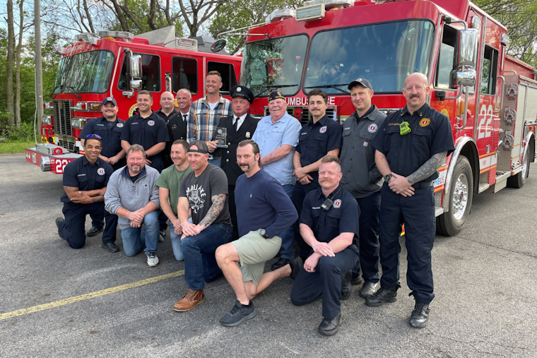 Columbus Firefighter Matthew Bailey Lauded with American Legion Award