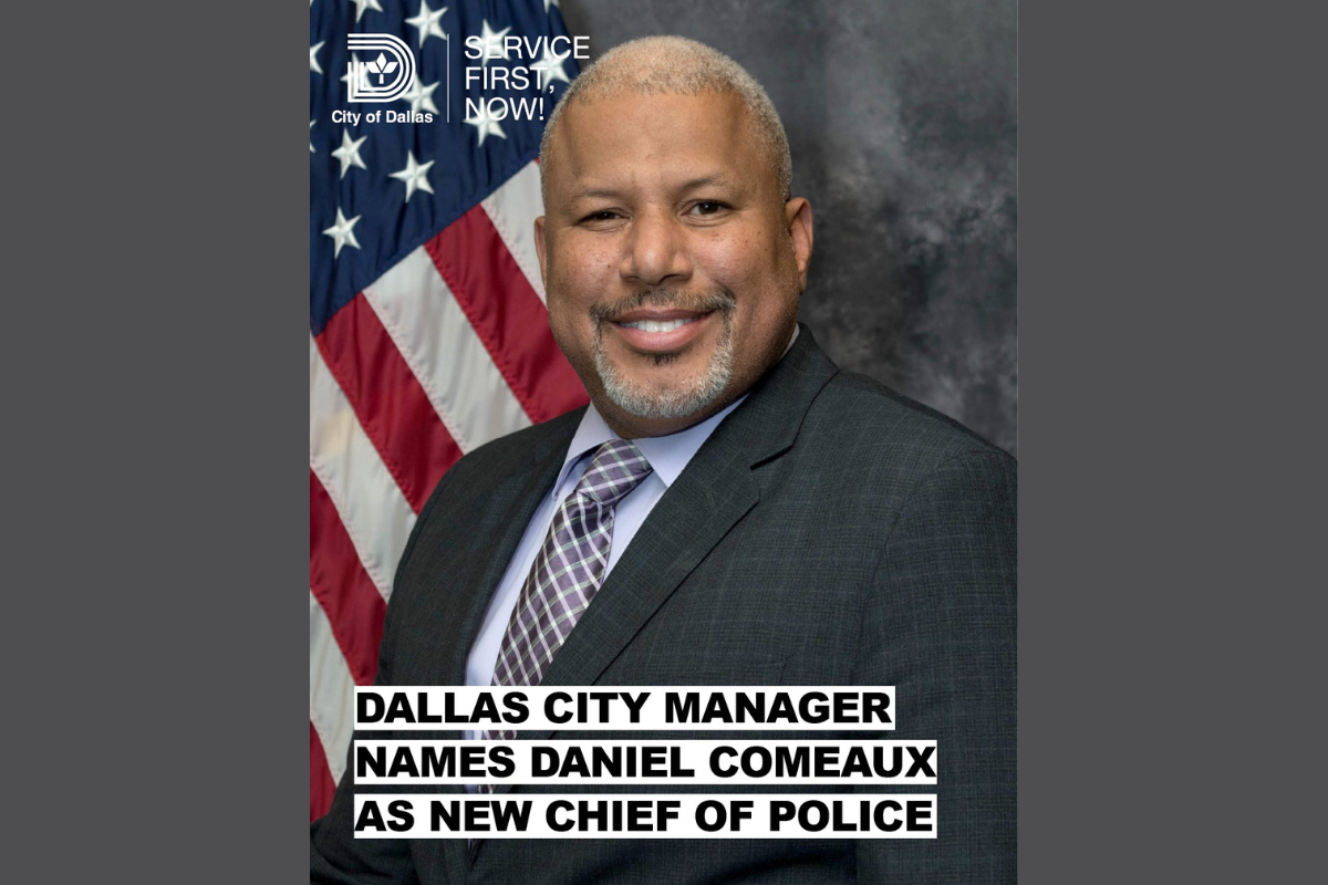 Dallas Appoints DEA's Daniel Comeaux as New Police Chief, Bringing