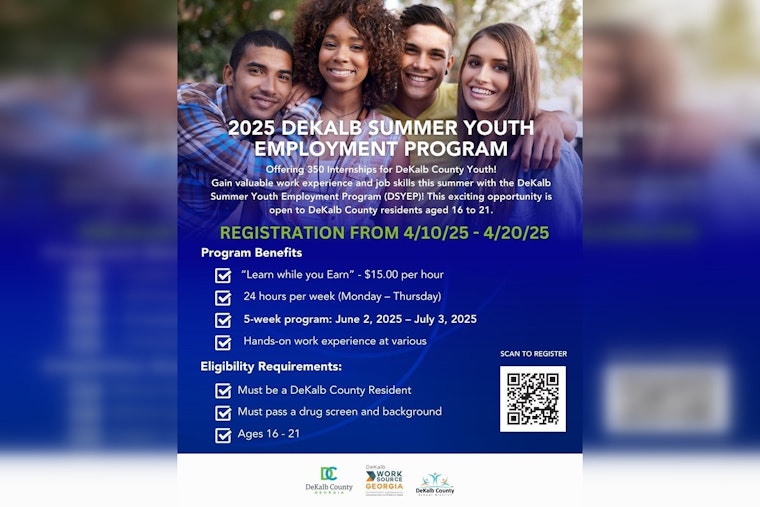 DeKalb County Launches Summer Youth Employment Program Offering 350