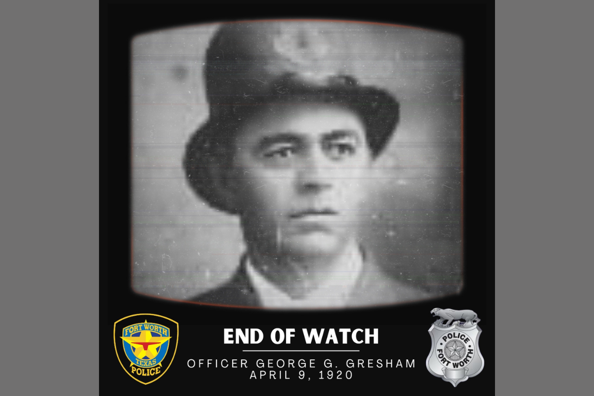 Fort Worth Police Department Honors the Century-Old Sacrifice of