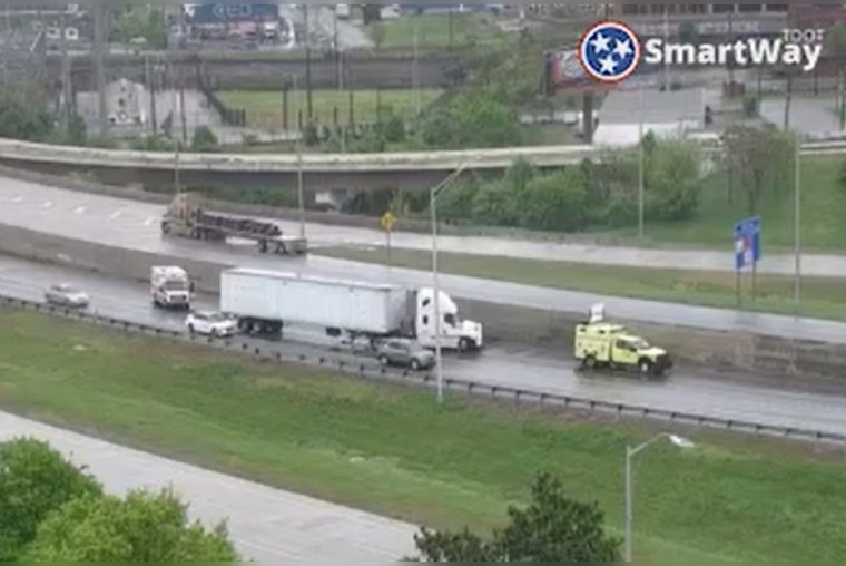 Knoxville Motorists Delayed as Tractor Trailer Crash Leads to Diesel