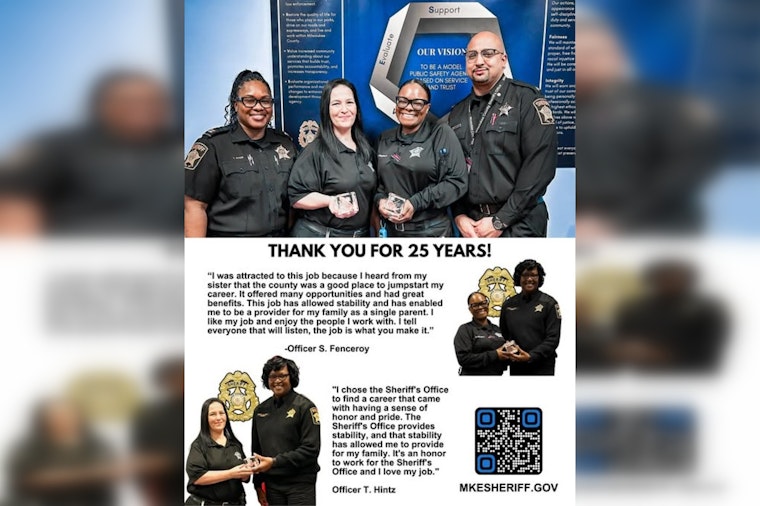 Milwaukee County Sheriff's Office Honors Two Veteran Correctional