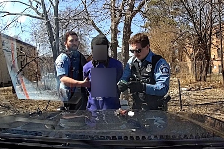 Minneapolis Police Officers Nab Suspect Damaging Vehicle, Uncover