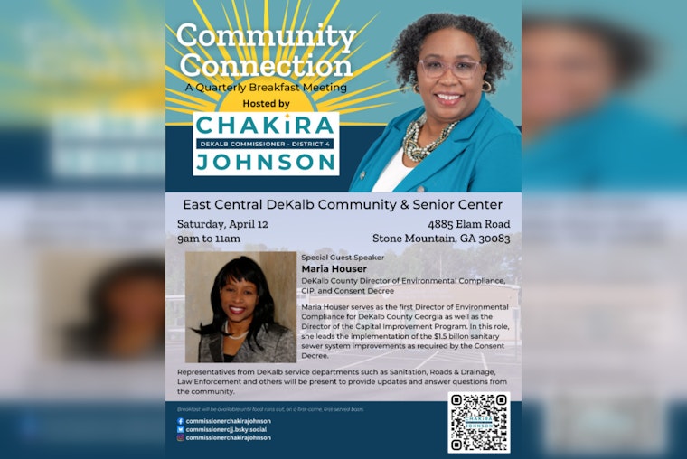 New DeKalb Commissioner Chakira Johnson to Host 'Community Connection'
