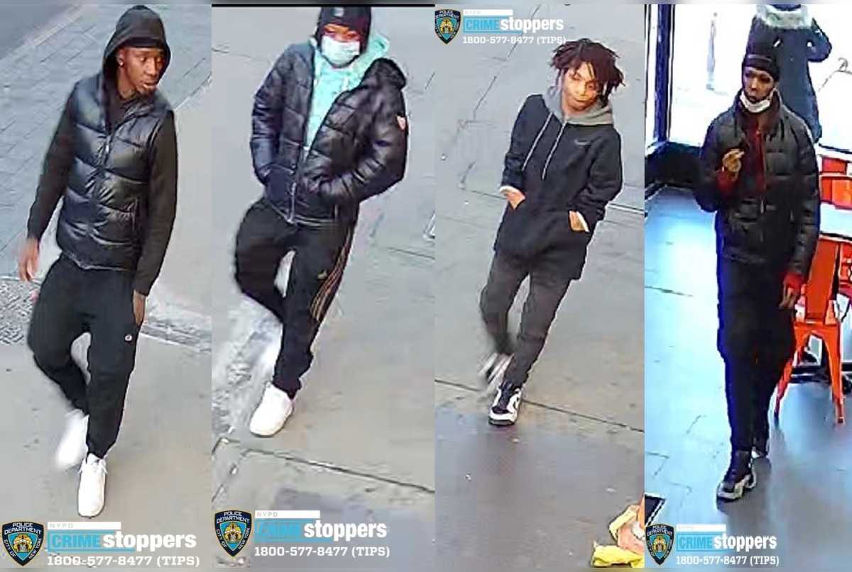 NYPD Seeks Four Suspects in Brooklyn Assault and Robbery, $3,500