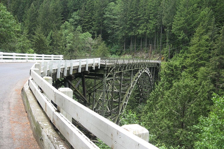 SR 165 Carbon River/Fairfax Bridge Near Carbonado Shut Down Due to