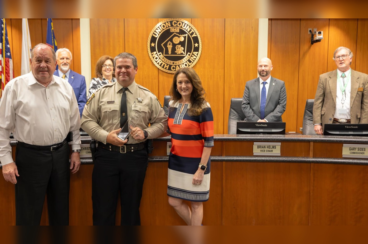 Union County Celebrates Deputy Johnathan Carter as 2024 Employee of