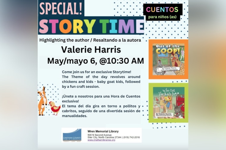 Wren Memorial Library in Siler City Unveils May Programs for Chatham