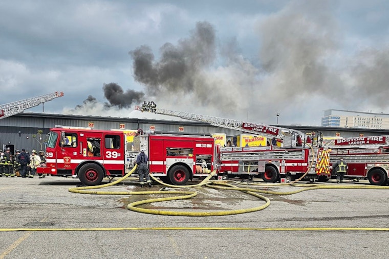 Boston Fire Department Tackles 2nd-Alarm Blaze at W.B. Mason Warehouse