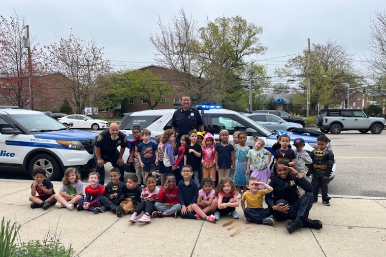 Boston Police Engage with Kindergarten Students at Beethoven School in