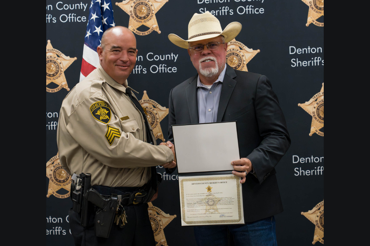 Denton County Sheriff's Office Promotes Veteran Member Larry Dean to