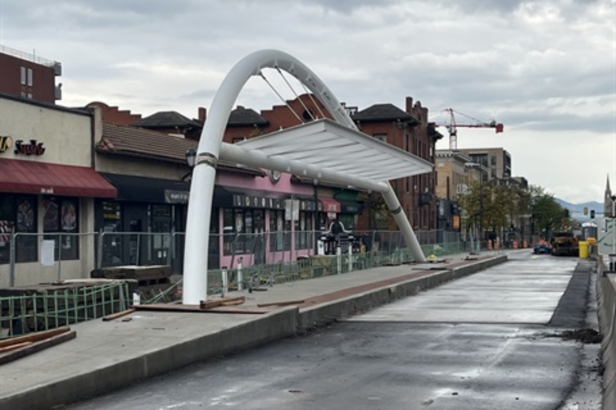 Denver Unveils First Steel Arch for Future Bus Rapid Transit System on