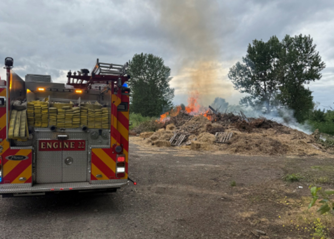 Early Season Brush Fire Near Portland International Raceway Quickly