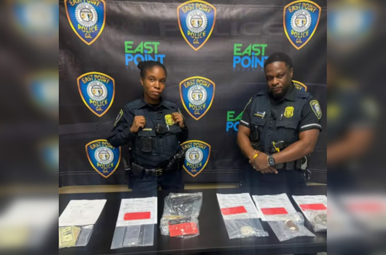 East Point Traffic Violation Leads to Significant Drug and Firearm