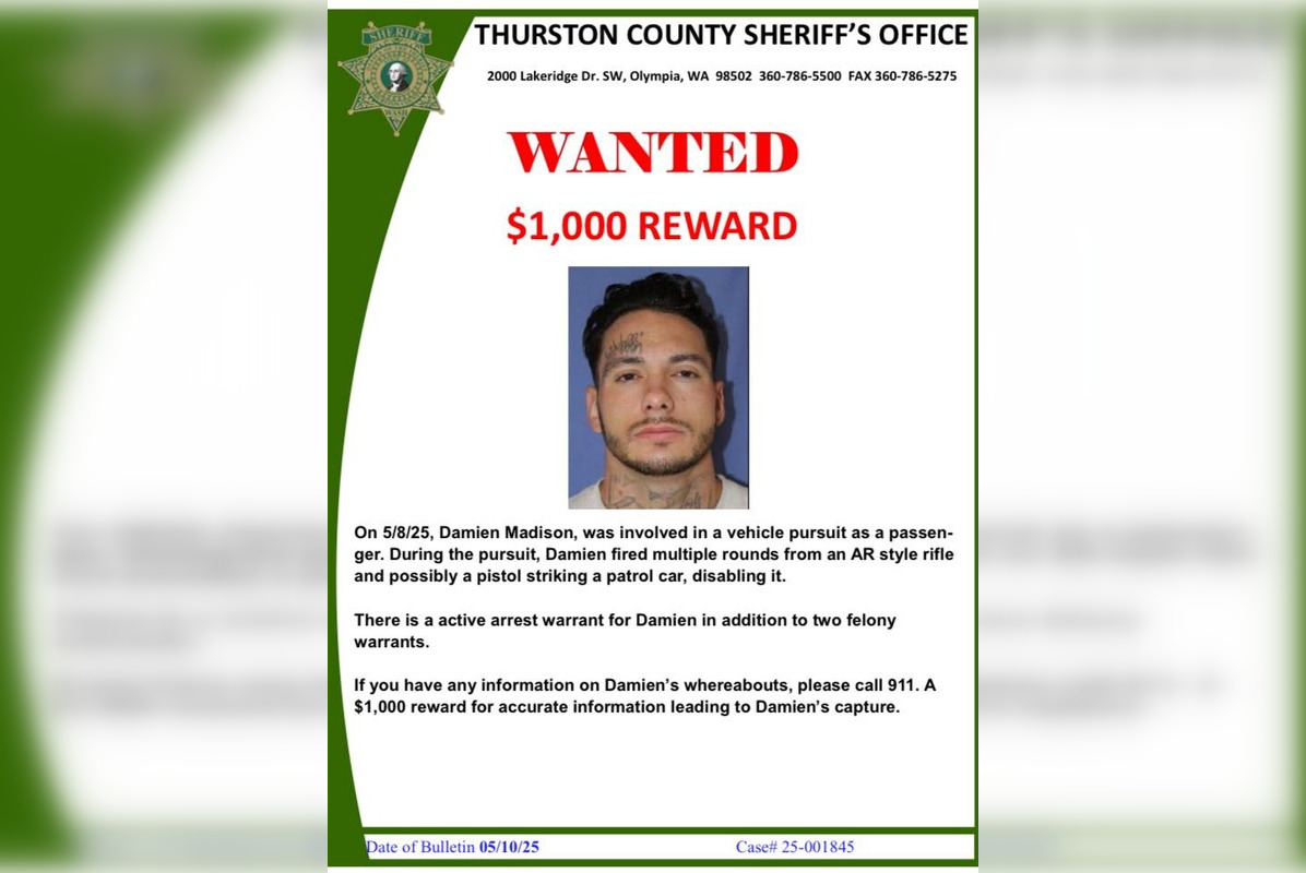 Fugitive Damien Madison Allegedly Fires at Cops and Hurls Chainsaw