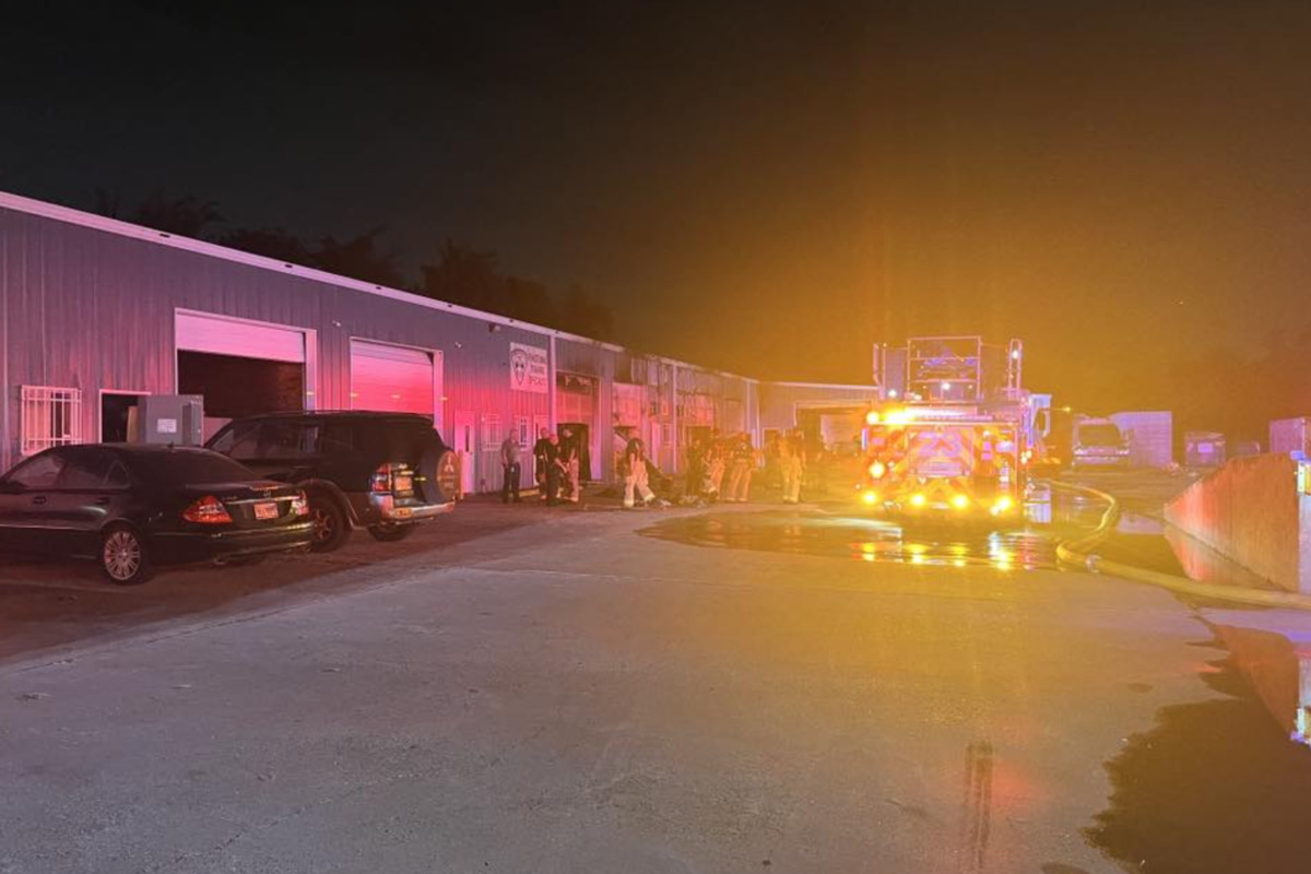 Harris County Firefighter Injured While Battling Warehouse Blaze in