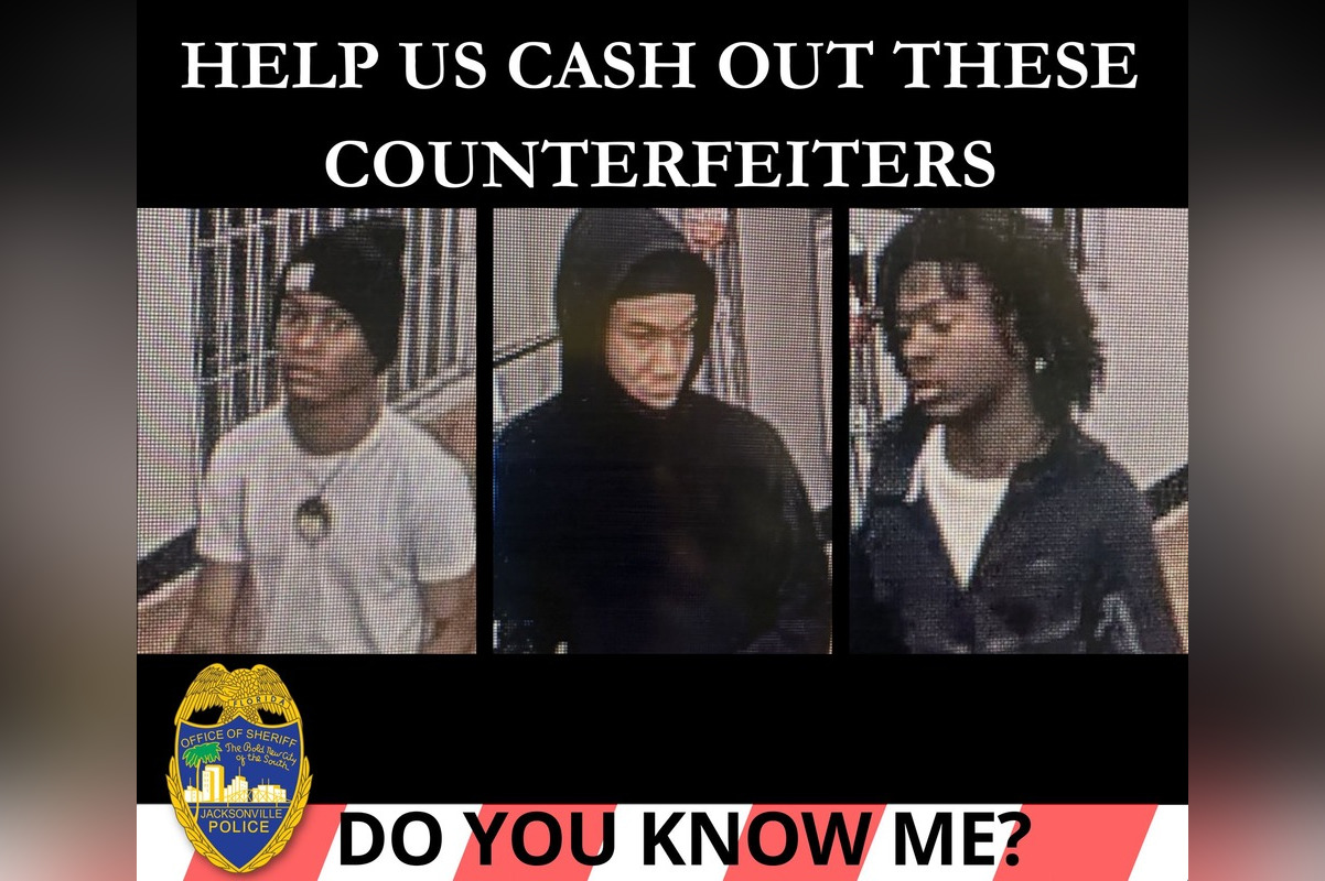 Jacksonville Police Seek Public's Help to Identify Suspects in