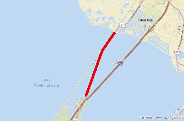Lake Pontchartrain's US 11 Bridge to Close Temporarily for Inspection,