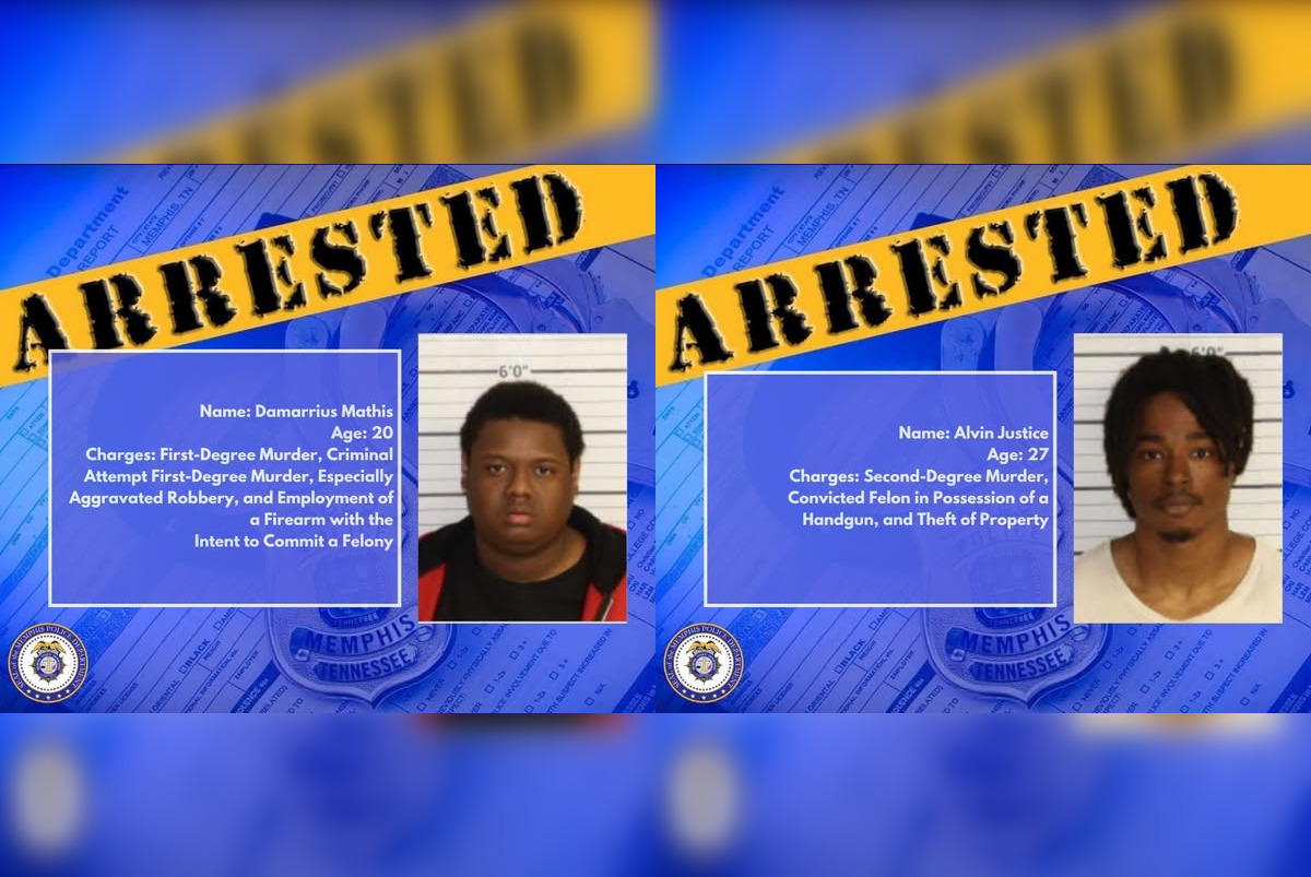 Memphis Police Nab Suspects in Two Homicide Cases, Chief Lauds