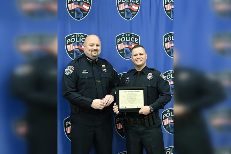Milton Police Department Honors Officers' Heroism and Service at