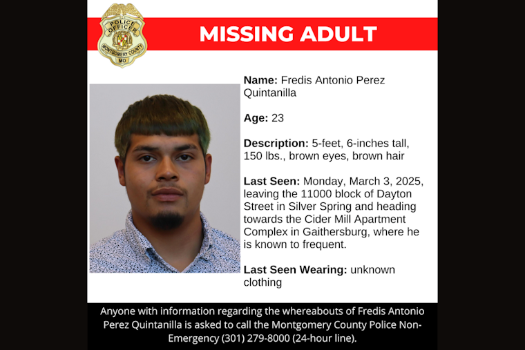 Montgomery County Police Seek Public's Help in Search for Missing