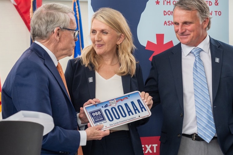 Ohio Launches Specialty License Plate to Promote 988 Suicide & Crisis
