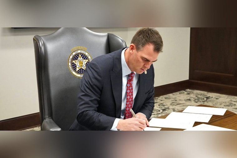 Oklahoma Governor Stitt Signs Bill Authorizing Death Penalty for
