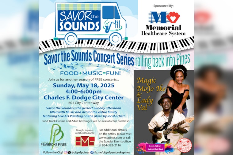 Pembroke Pines Hosts "Savor the Sounds" Free Concert with Magic MoJo
