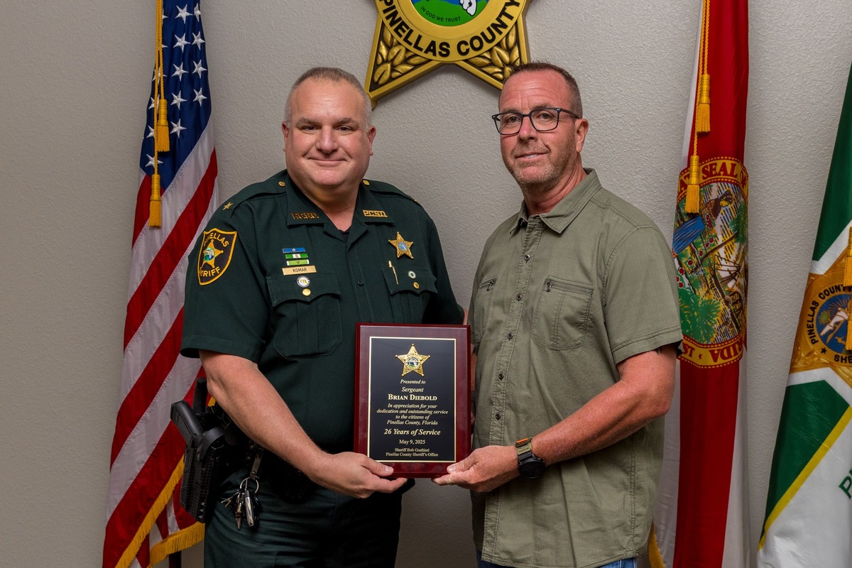 Pinellas County Sheriff's Office Bids Farewell to Sergeant Brian