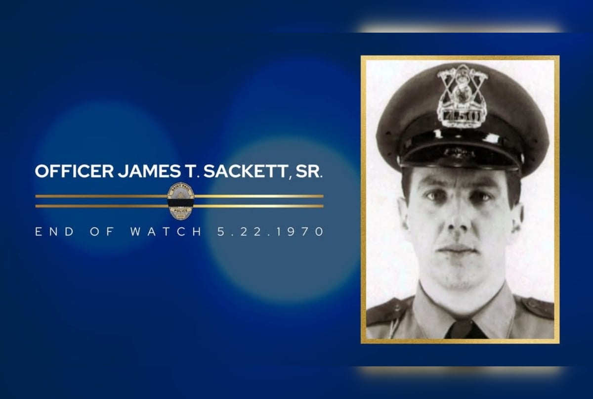 Saint Paul Community Remembers Fallen Officer James T. Sackett Sr. 55