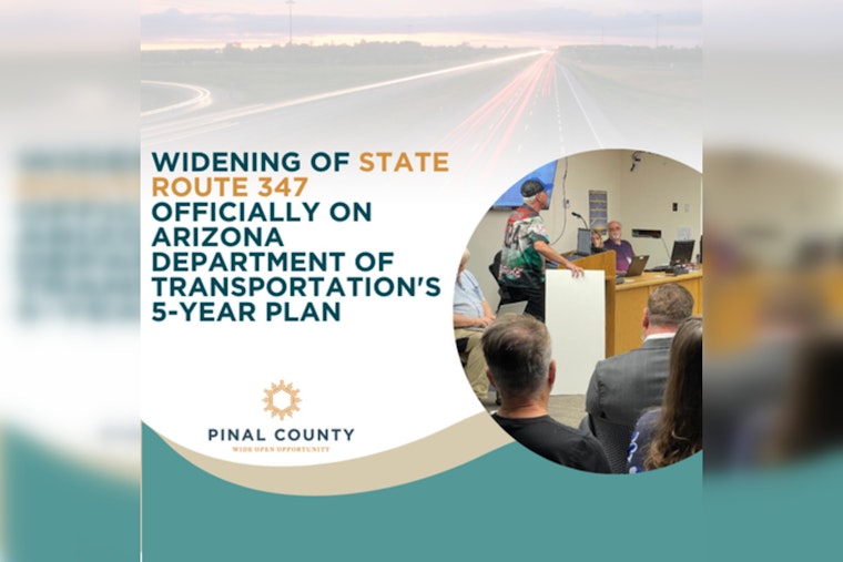 Arizona's State Route 347 Widening Approved, Maricopa Set for Enhanced