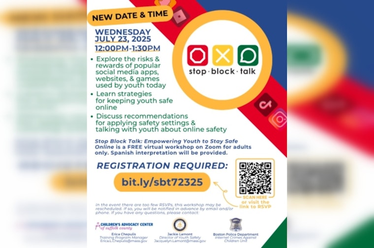 Boston Police Department Hosts "Stop Block Talk" Internet Safety