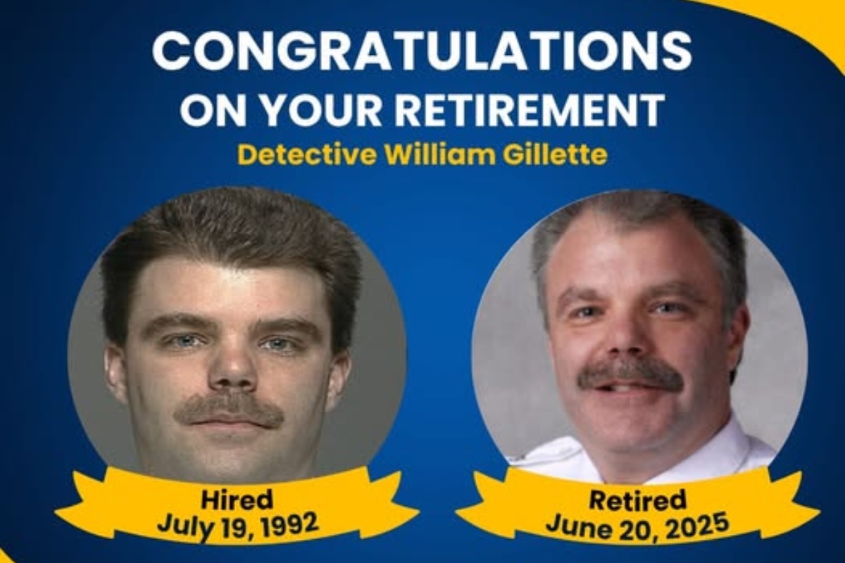 Columbus Detective William Gillette Retires After 32 Years of