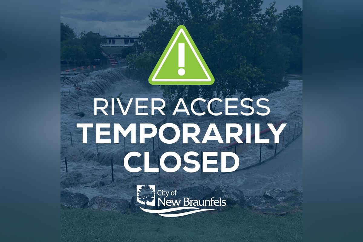 Comal River in New Braunfels Closed for Recreation Due to High Water