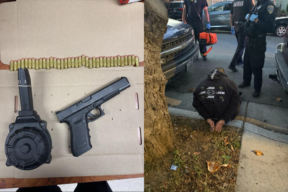 Convicted Felon Arrested in San Mateo After Foot Chase, Found with