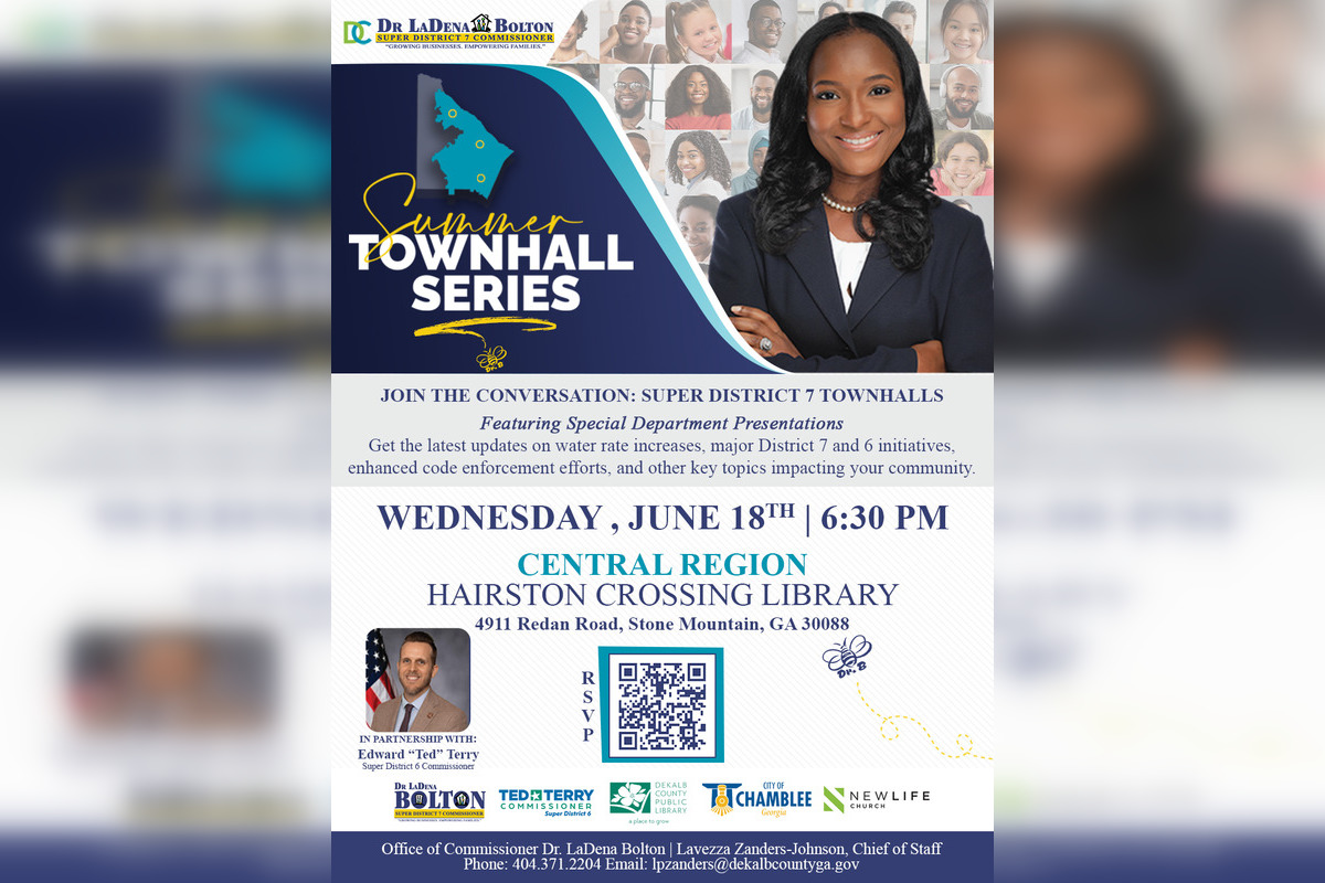 DeKalb County Commissioners Host Central Region Townhall in Stone