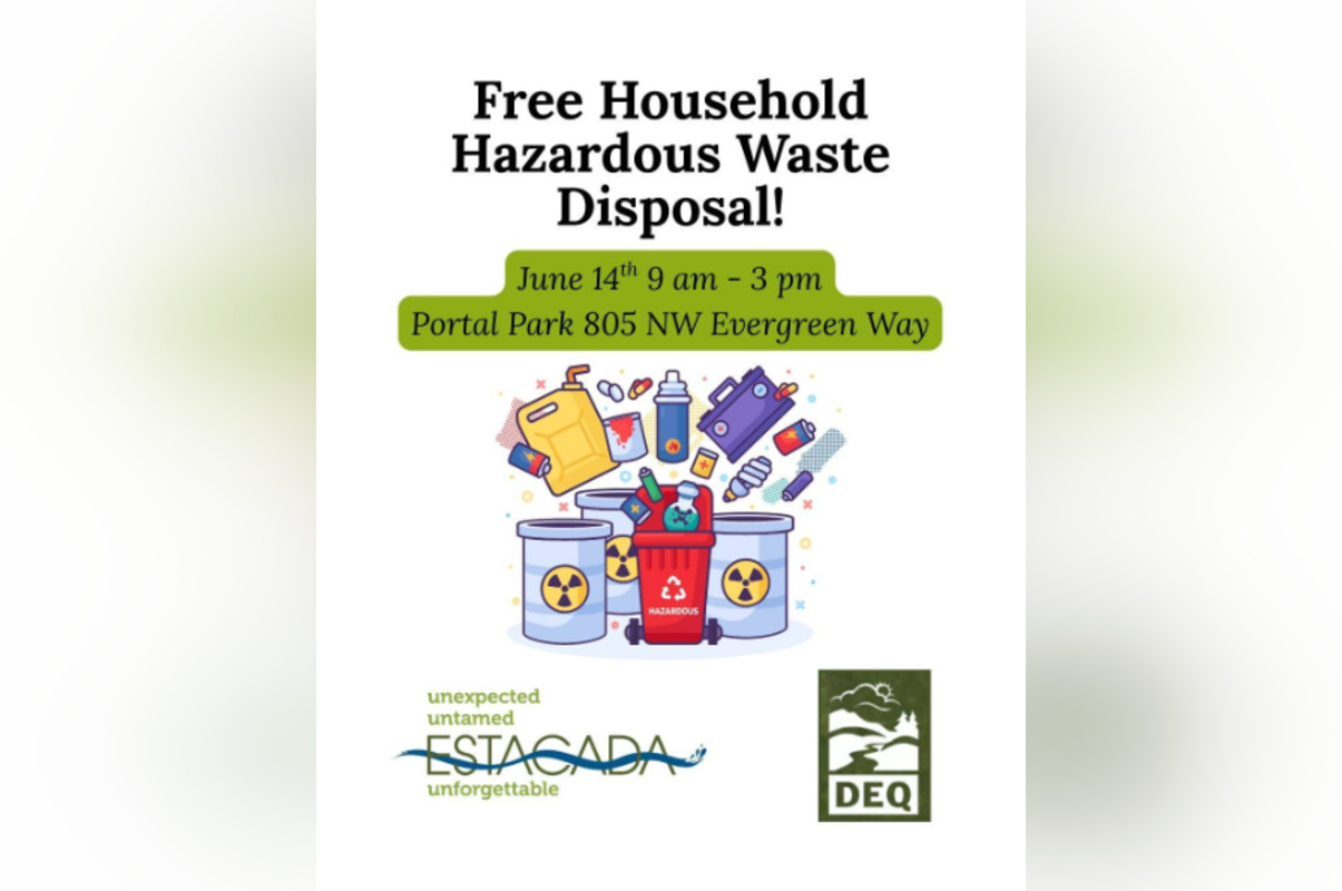 Estacada Teams Up with Oregon DEQ for Free Household Hazardous Waste