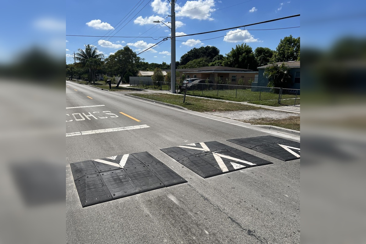 Fort Lauderdale Rolls Out Speed Cushions to Promote Traffic Safety in