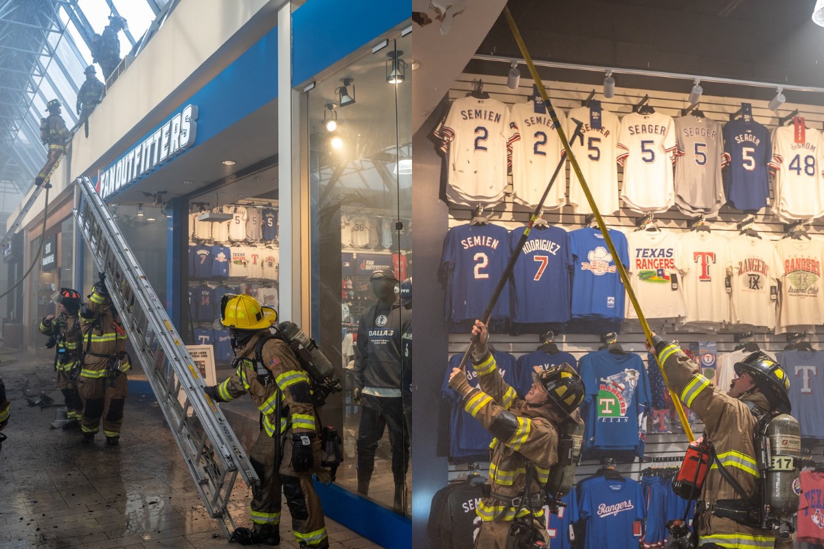Fort Worth Firefighters Respond to Blaze at Hulen Mall, Incident