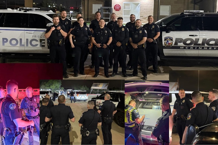 Frisco, McKinney, and Allen Police Departments Unite for Joint Night
