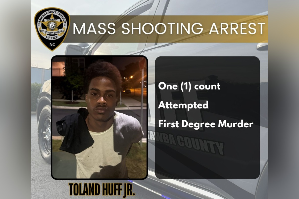 Hickory Man, Toland Huff Jr., Arrested for Attempted First-Degree