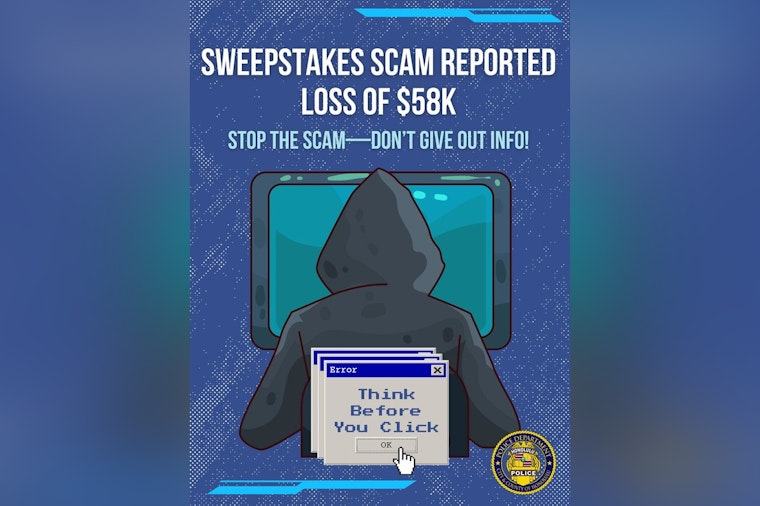 Honolulu Senior Citizen Swindled Out of $58,000 in Sweepstakes Scam as