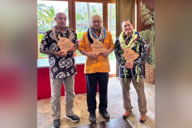HPD Officers Honored in Honolulu for Efforts Against Impaired Driving