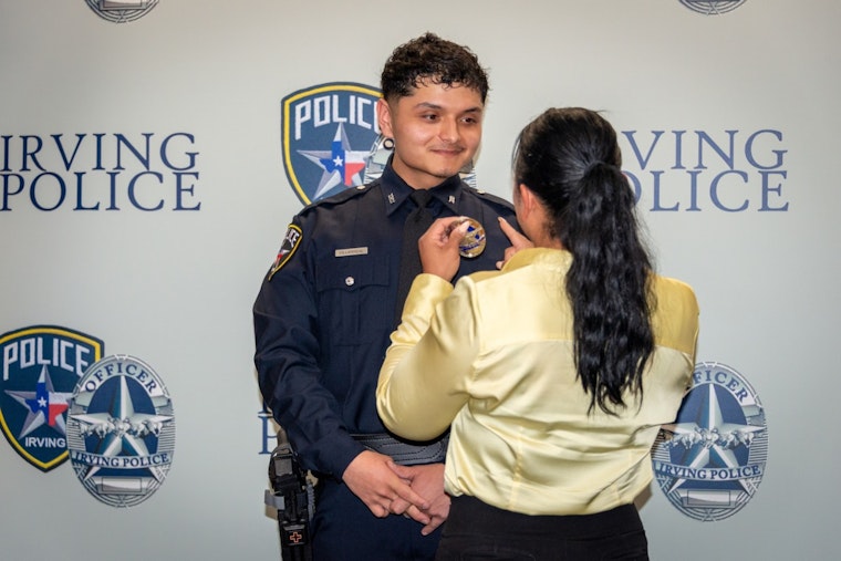 Irving Police Department Welcomes Skilled New Officer with Military
