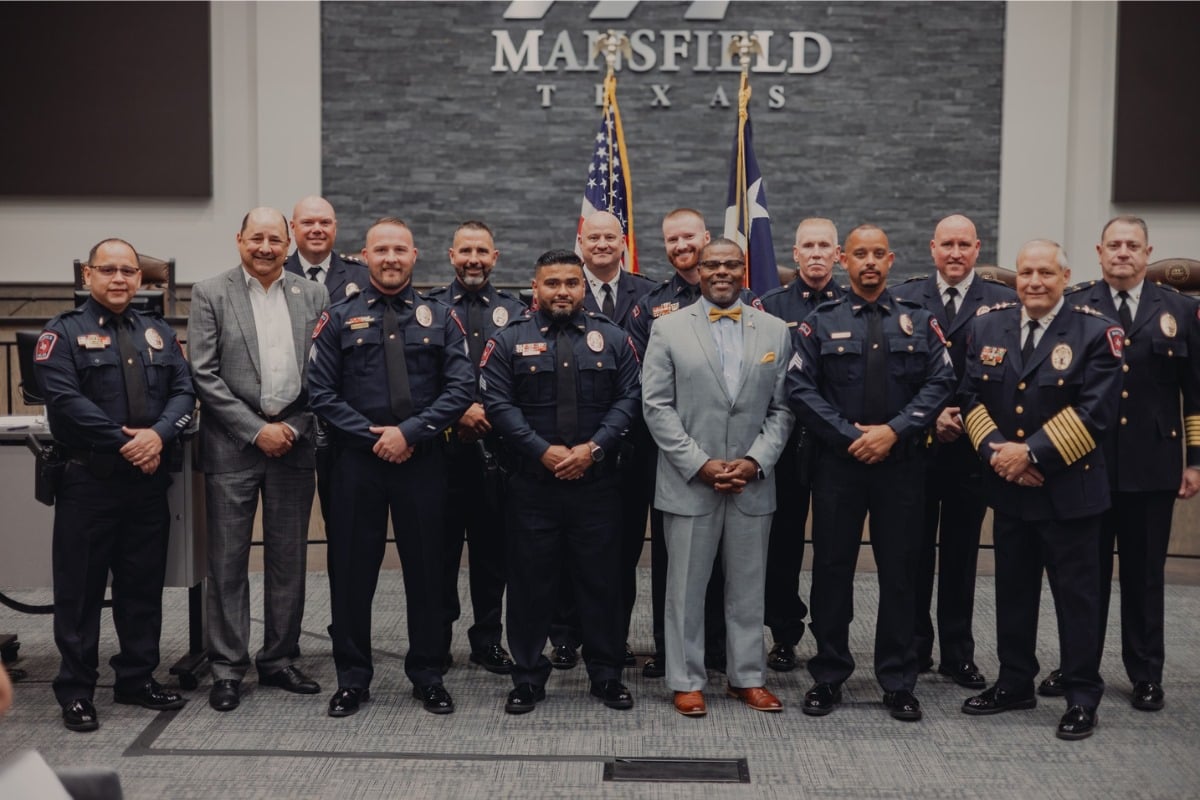 Mansfield Police Department Celebrates Leadership Advancement,