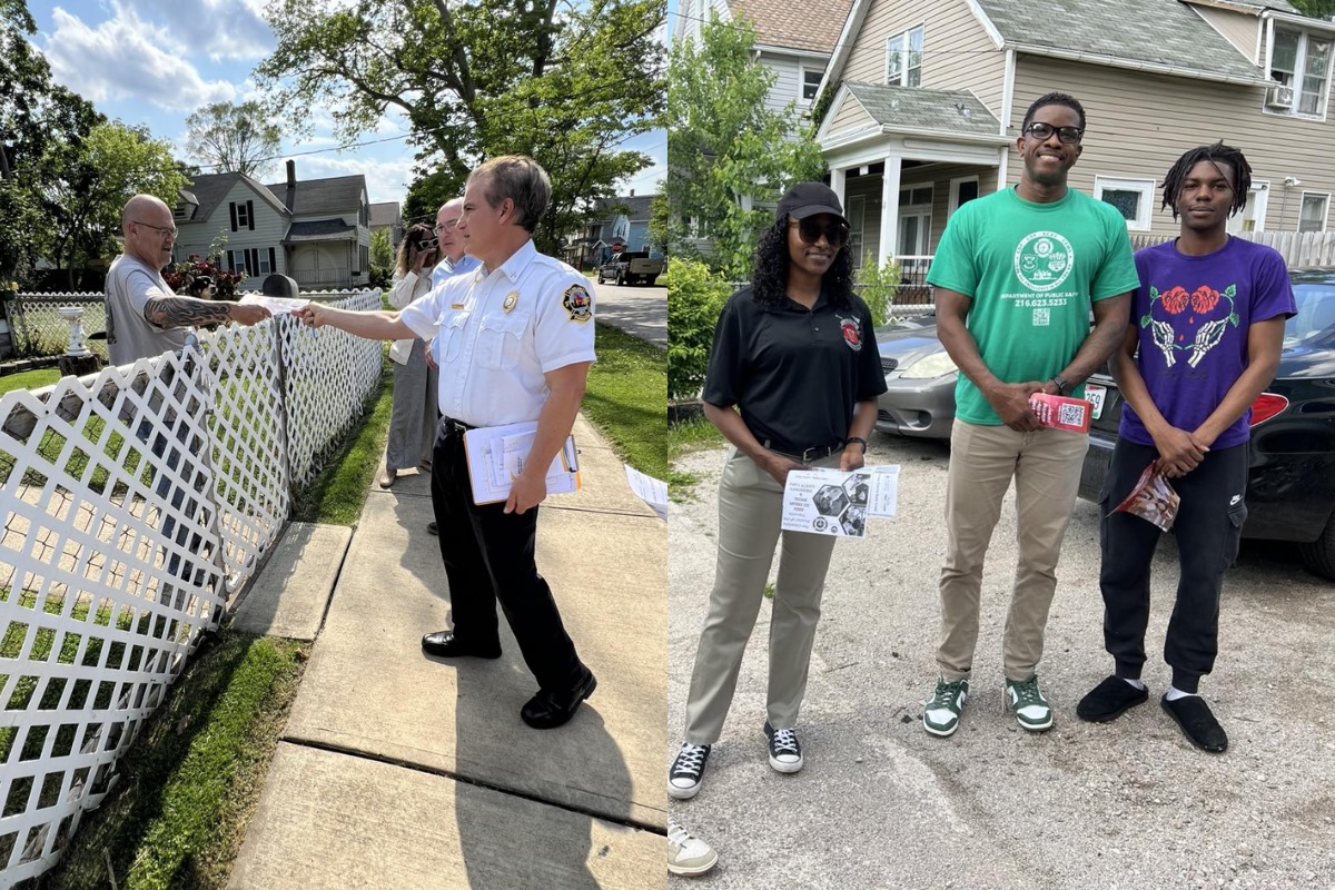 Mayor Justin Bibb Leads Inaugural Neighborhood Walk in Cleveland to