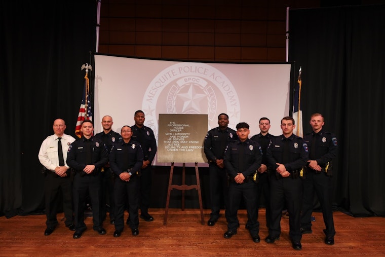 Mesquite Police Department Welcomes Graduates of 26th Basic Peace