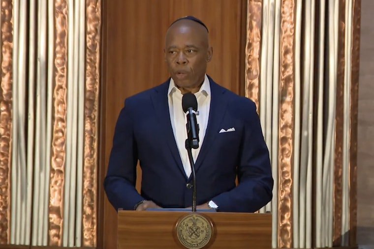 New York City Mayor Eric Adams Takes Bold Stand Against Antisemitism,
